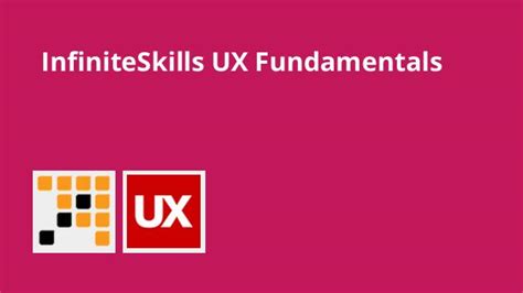 infiniteskills ux fundamentals