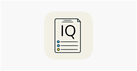 ‎iq Test Full Cognitive Test On The App Store