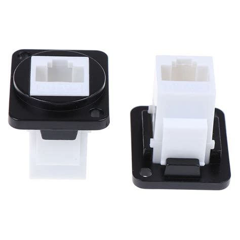 Rj45 Network Connector Metal Panel Socket D Type Zinc Alloy Mounting Cat6an 3 38 Picclick Ca