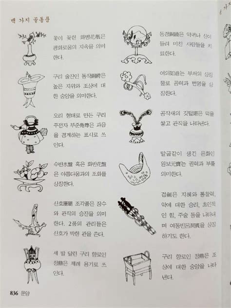 민화 속 상징들 영감을 주는 글쓰기 글쓰기 아이디어 그림