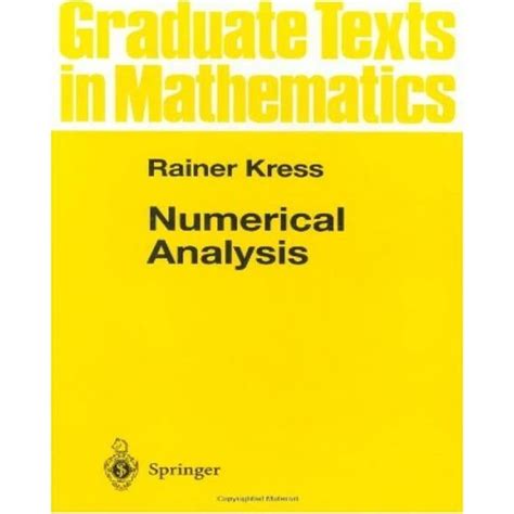خرید و قیمت دانلود کتاب Numerical Analysis ترب