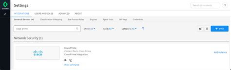 Set Up Iot Security And Xsoar For Cisco Prime Integration