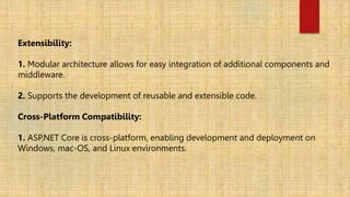 Introduction To ASP NET Core MVC And The MVC Pattern Pptx Web Development Internet