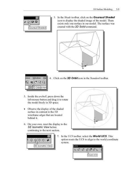 Autocad 2002 Tutorial 3d Modeling