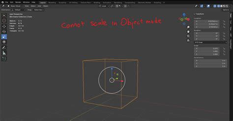 424 Cannot Scale In Object Mode Modeling Blender Artists Community