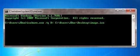 Is It Possible To Burn An ISO Image To A DVD Using The Command Line In Windows