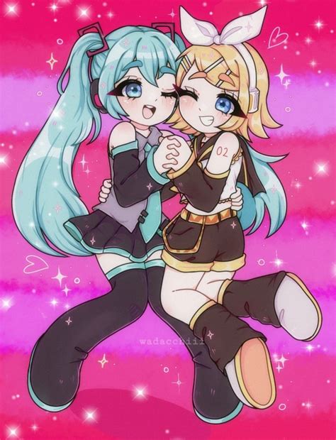 Hatsune Miku X Rin Kagamine Miku Anime Hatsune Miku