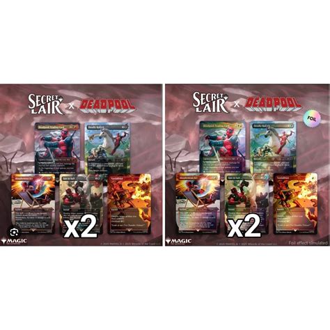 Yahooオークション Mtg Sld Secret Lair Marvels X Deadpool ノー
