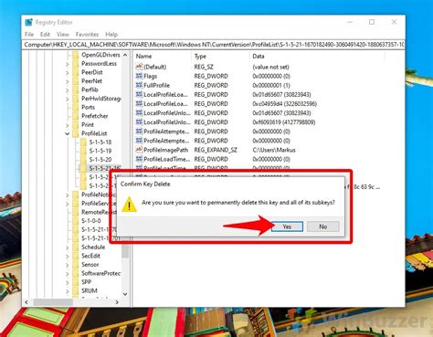 Windows How To Delete A User Profile From Registry And System Properties