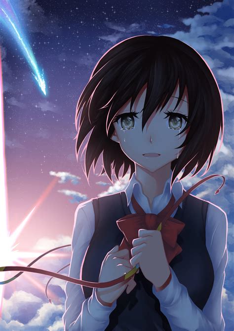 Mitsuha Miyamizu Android Wallpapers Wallpaper Cave