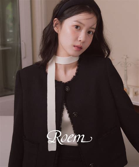 로엠 🤍하객룩 누적3만장 라운드 트위드 자켓3colorsrmjke49s99