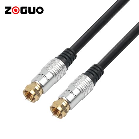 Aluminum Shell Tv Antenna Cable Satellite Rg6 Coaxial Cable 3c 2v F