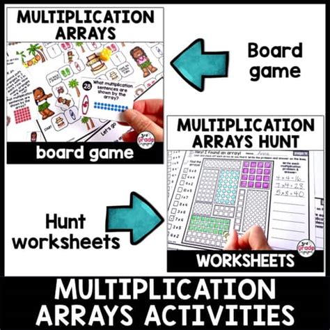 Multiplication With Arrays Intro To Multiplication Math Activity Bundle