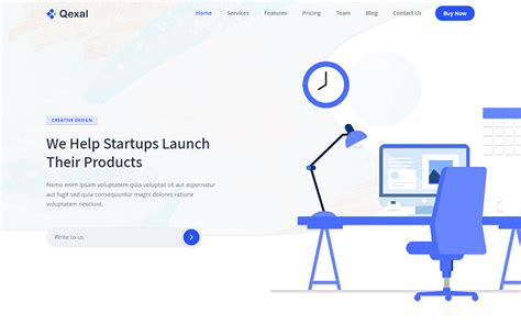 Qexal Django Responsive Bootstrap 5 Landing Page Template