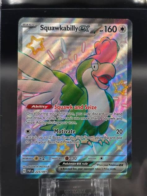 Squawkabilly Ex 223 Paldean Fates Nm 🇬🇧 Doccasion à Cointrin Pour