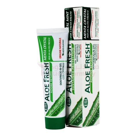 Buy Esi Aloe Fresh Crystal Mint Toothpaste 100 Ml Online Kulud Pharmacy