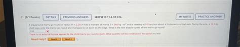Solved 7 [0 1 Points] Detalls [previous Answers Serpse10