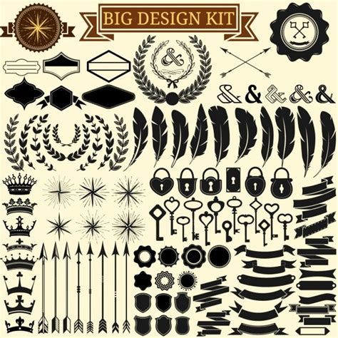 free vector design elements collection