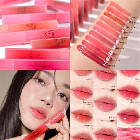 3ce 드롭 글로우 젤 전색상 발색 탱글한 신상 립글로스 추천 네이버 블로그