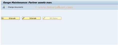 FZ SAP Tcode Number Range Maintenance FVV PARTID