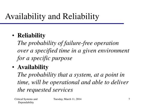 Ppt Dependability Powerpoint Presentation Free Download Id248700
