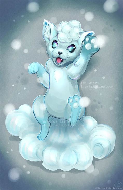 Alola Vulpix By Jiiri On Deviantart Pokemon Pokemon Eevee Pokemon