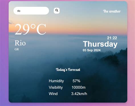 Shravan Jain On Linkedin A Simple Weather App Built With Html Css