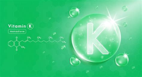 드롭워터 비타민k 그린과 자연에서 온 화학식의 구조비타민 콤플렉스 프리미엄 벡터
