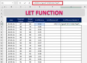 How To Use Excel LET Function MyExcelOnline