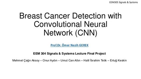 Breast Cancer Detection With Convolutional Neural Networks Cnn