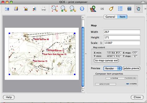 bug report 1685 print composer does not work qgis application