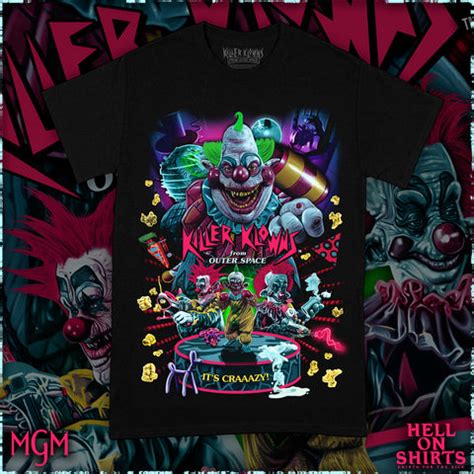 Killer Klowns From Outer Space Ice Scream Short Sleeve T Shirt Hell