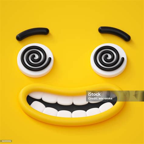 3d 렌더링 추상 감정적인 미친 얼굴 아이콘 최 면 눈 최 문자 그림 귀여운 만화 몬스터 이모티콘 이모티콘 장난감 기이함에 대한 스톡 사진 및 기타 이미지 Istock