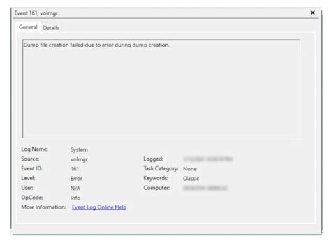 How To Fix Event Id 161 Volmgr Error On Windows 1011 Bugsfighter