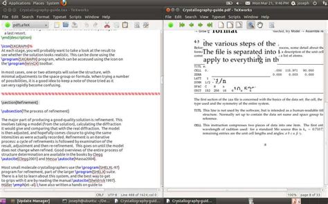 Texworks Latex Senturingray