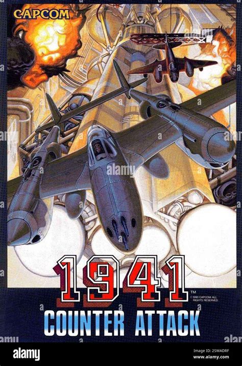 1990 1941 Counter Attack Ad Vertically Scrolling Shooter Video Game