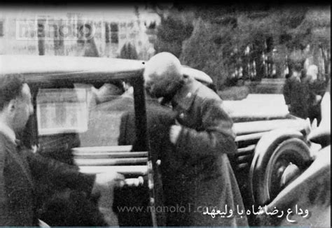 خرین عکس رضا شاه کبیر و ولیعهد محمد رضا شاه قبل از تبعید به غربت رضا