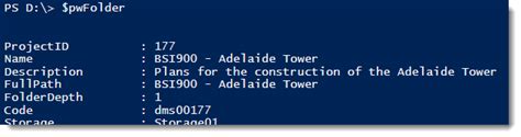 Howto Use New Projectwise Folder Object Methods