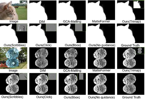 Figure 1 From Flexible Interactive Guided Image Matting Semantic Scholar