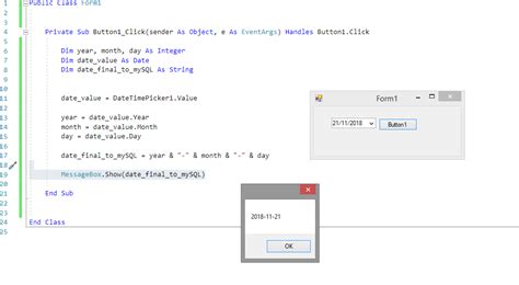 How To Convert String To Mysql Date Format Using Vb Net Stack Overflow