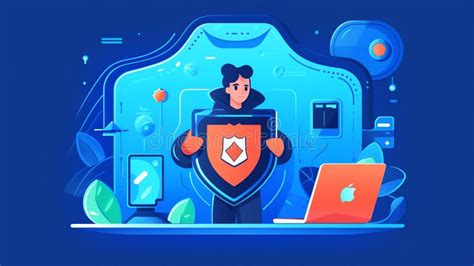 Generative Ai Computer Security Stock Illustration Illustration Of