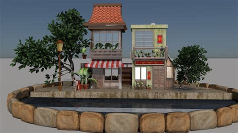 Maya Production Bg Modeling Maya Bg Modeling Tutorial Maya Cartoon
