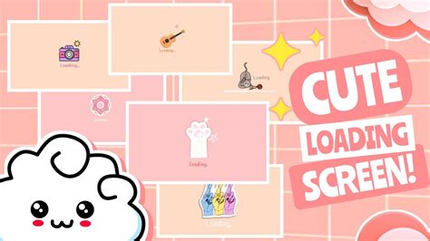 15 Cute Loading Screen For Edits Free To Use Youtube