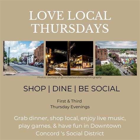 Love Local Thursdays - Downtown Concord, NC
