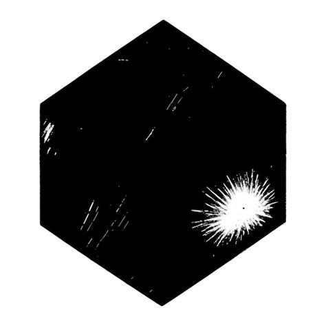 Abstract Hexagonal Shape With Radiating Detail Premium Ai Generated Vector