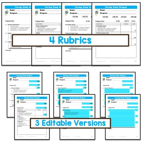 Turing Final Coding Project Medium Level Editable Resource Package