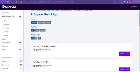 How To Deploy A Dockerized React App To Doprax Doprax