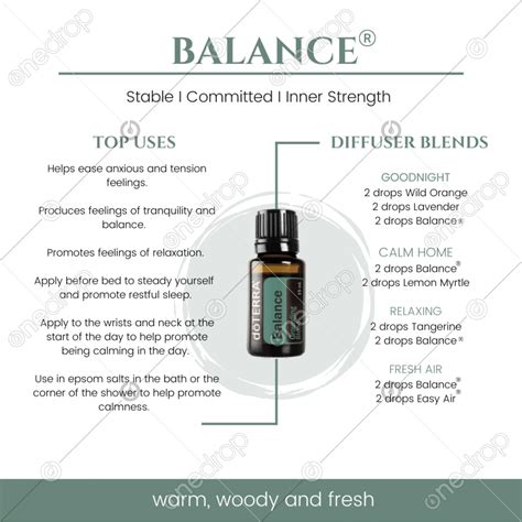 Doterra Balance Artofit
