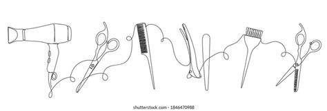 Black And White Hair Salon Clip Art Hairdresser Digital Clip Art