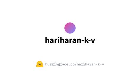 Hariharan K V Hariharan Vijayan
